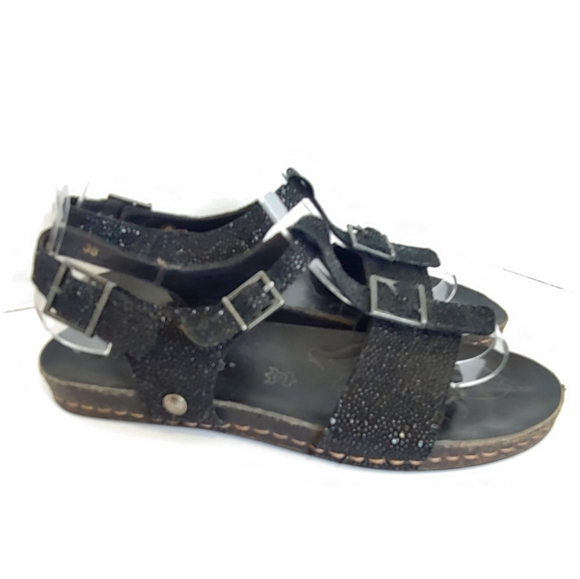 Neosens | Shoes | Neosens Black Leather Buckle Sandals | Poshmark